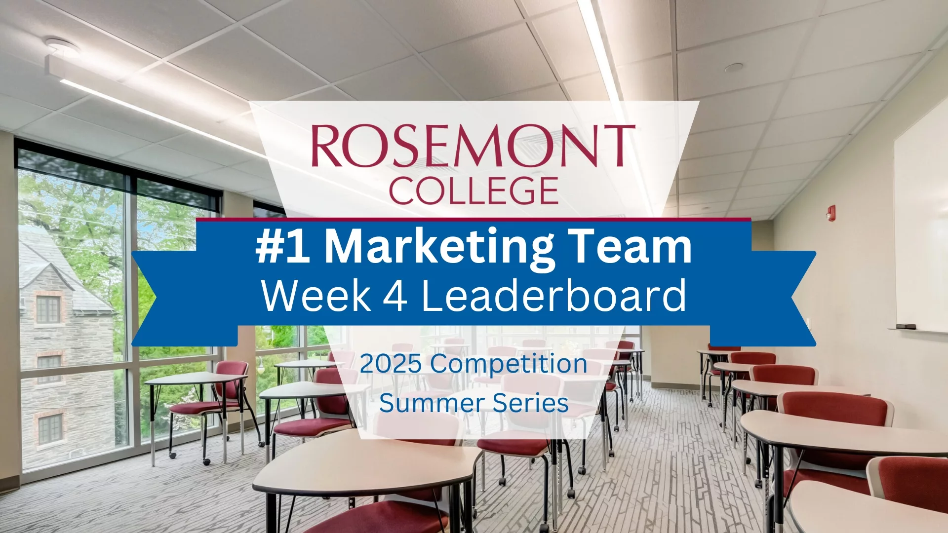 Rosemont College Marketing Team in First Place! - Rosemont College
